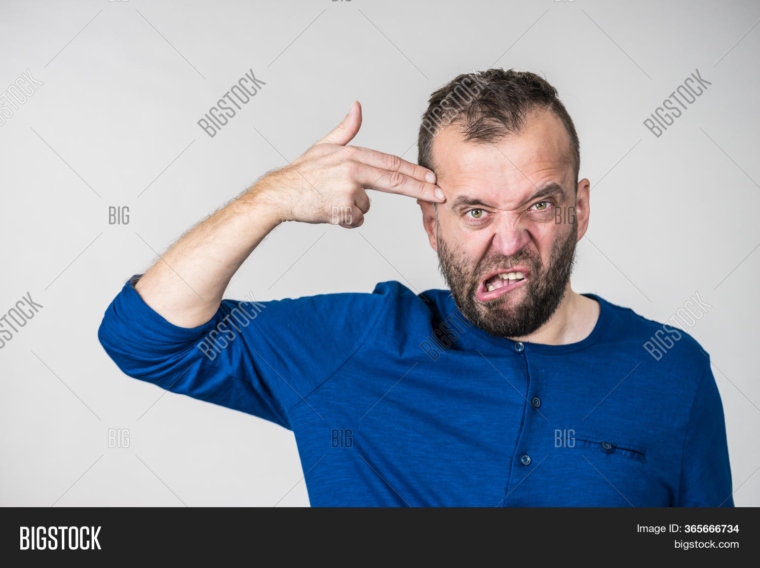 Man Going Mad, Crazy Image & Photo (Free Trial) | Bigstock