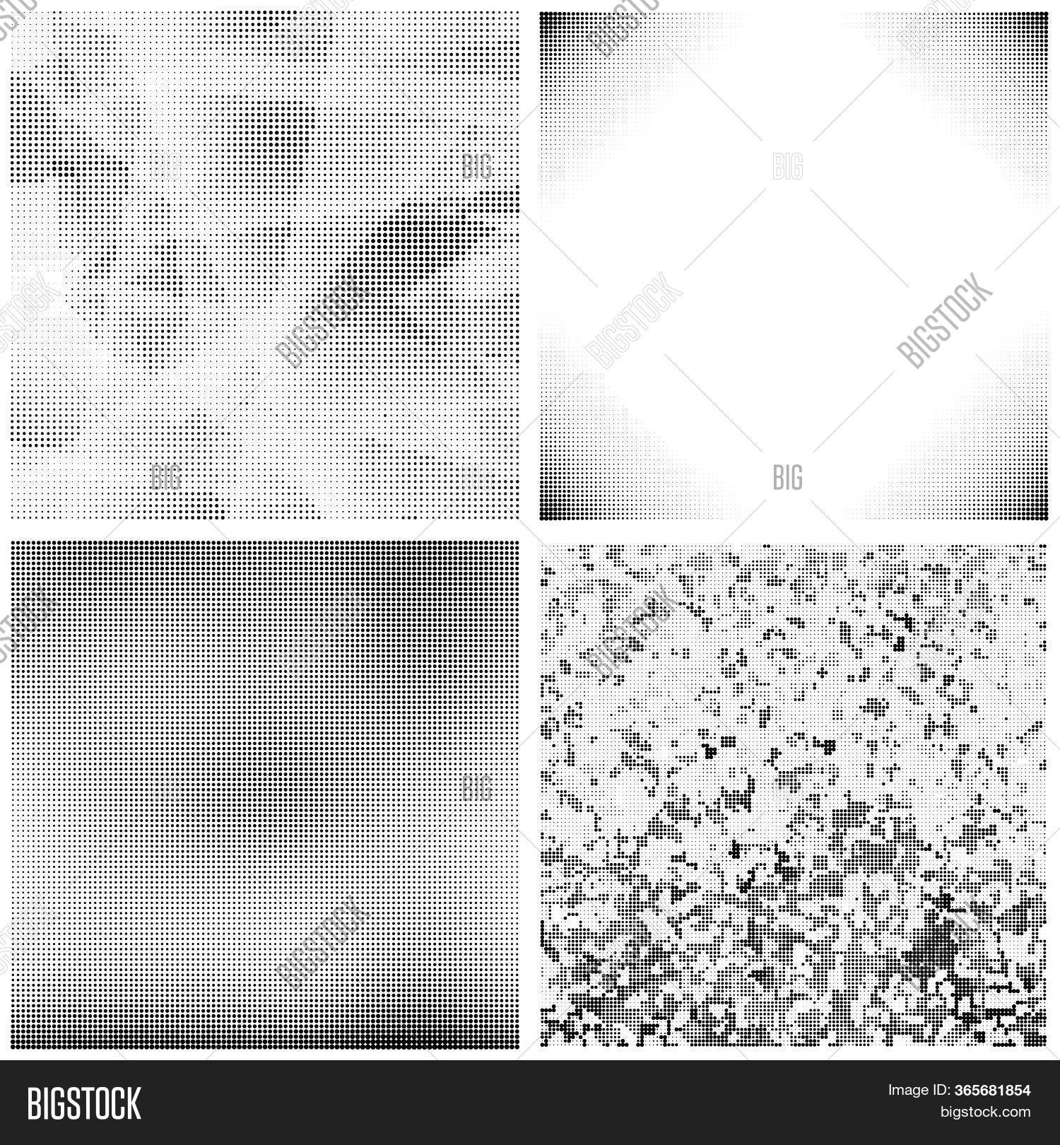 Halftone Pattern. Set Image & Photo (Free Trial) | Bigstock