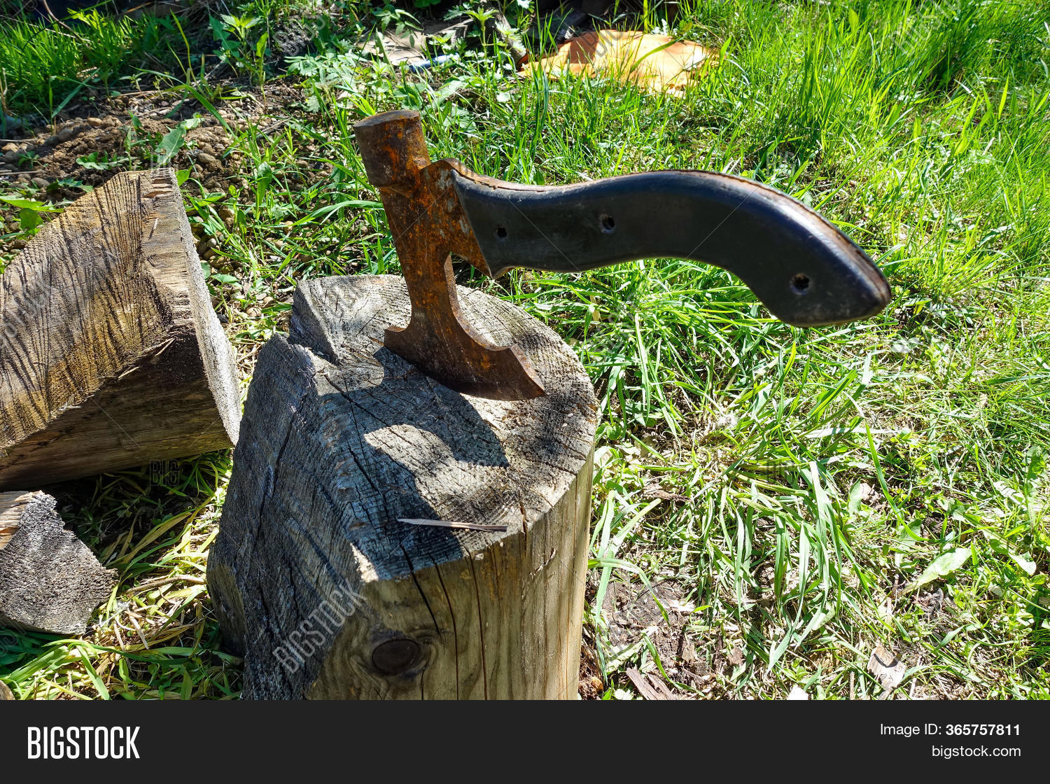 Wood Chopper Sticks Image & Photo (Free Trial) | Bigstock