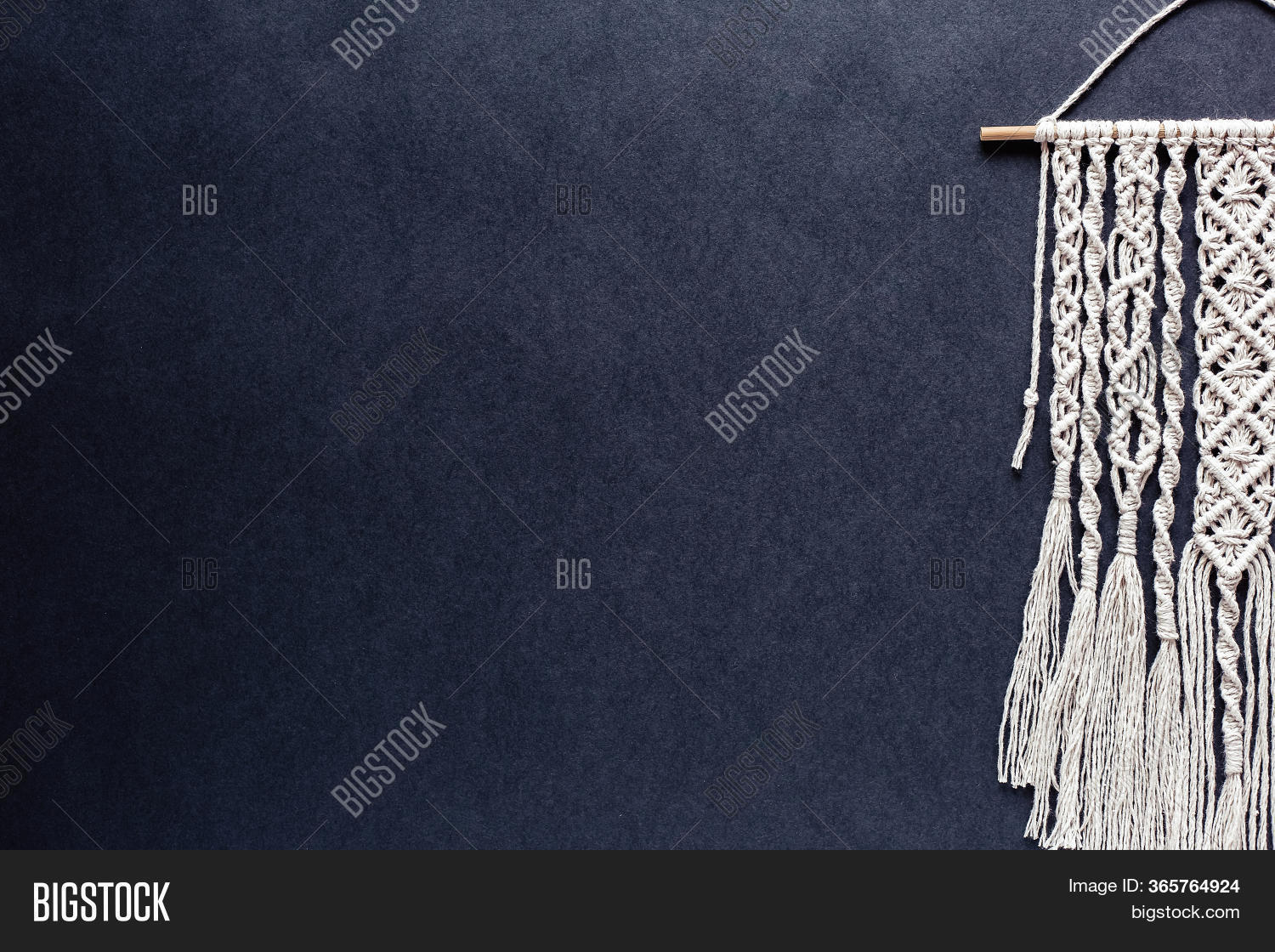 Macrame On Black Image & Photo (Free Trial) | Bigstock