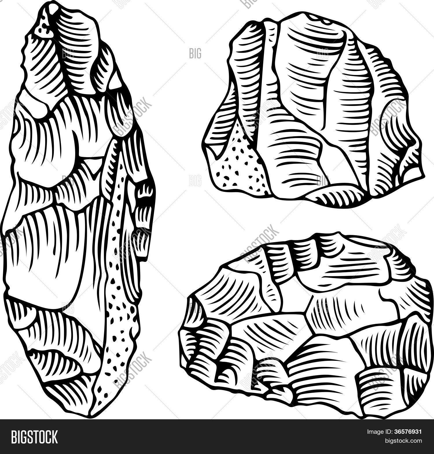 Stone Tools Vector & Photo (Free Trial) | Bigstock