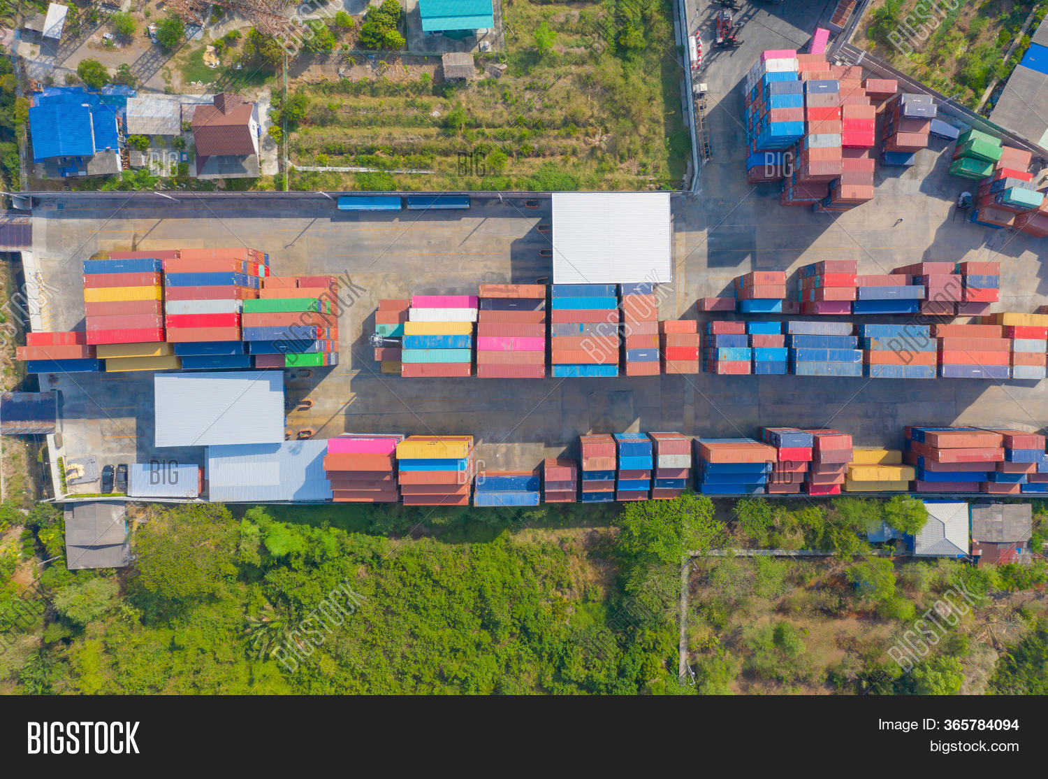 Aerial View Container Image & Photo (Free Trial) | Bigstock