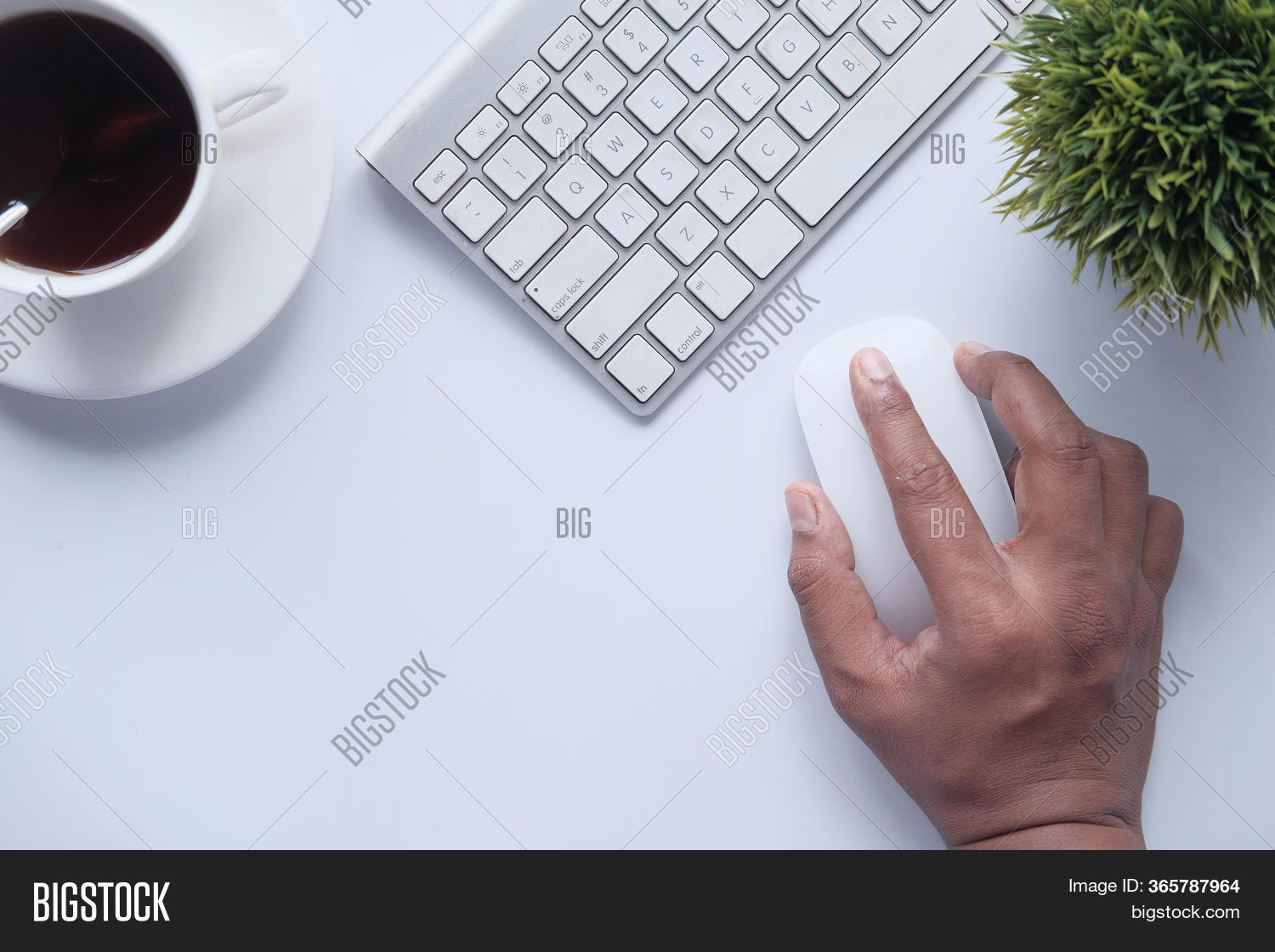 Man Hand Use Computer Image & Photo (Free Trial) | Bigstock