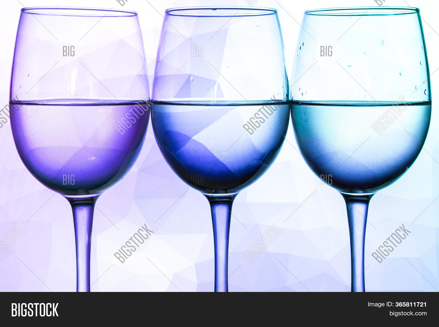 Three Wine Glasses Row Image & Photo (Free Trial) | Bigstock
