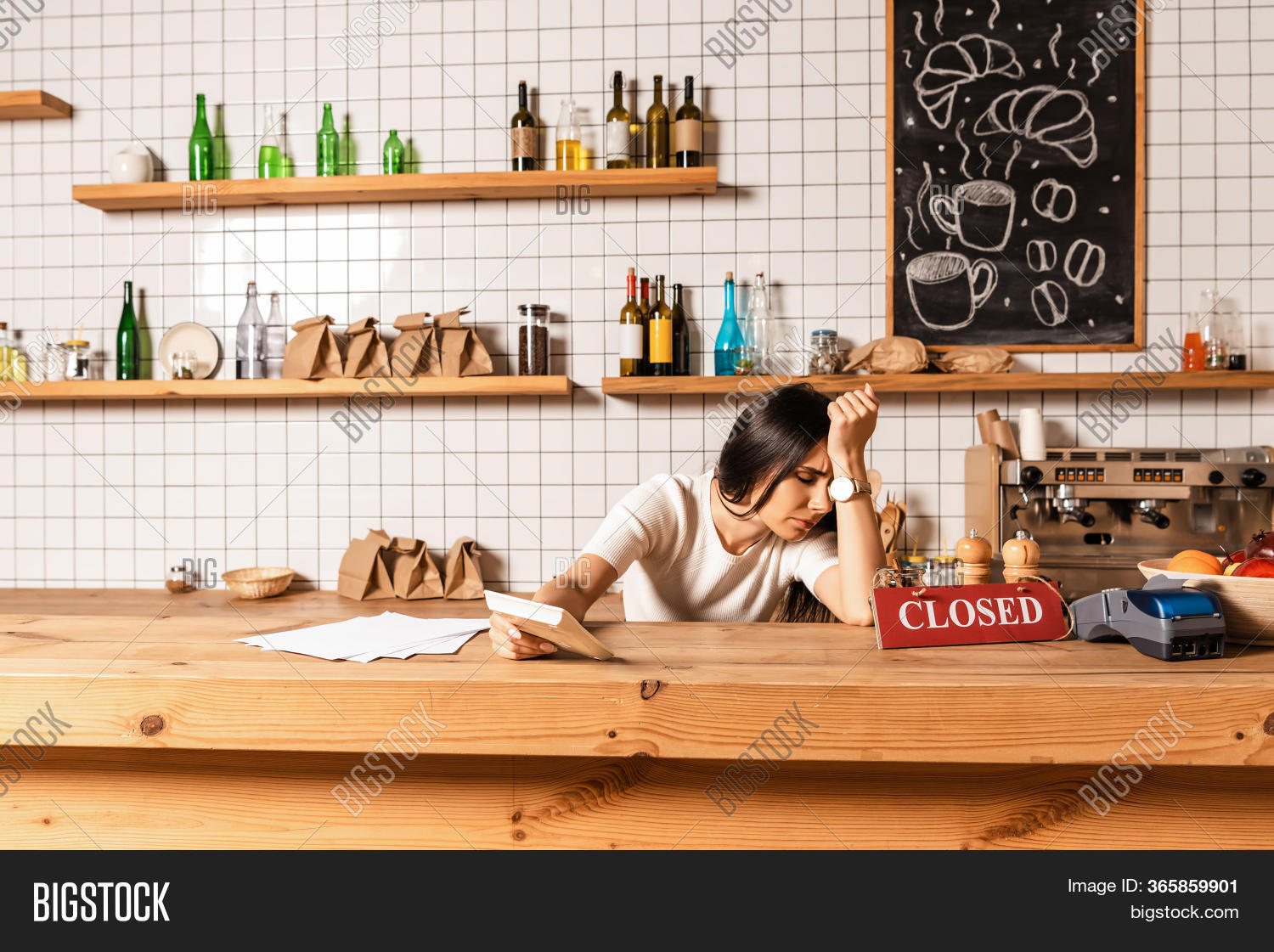 Upset Cafe Owner Image & Photo (Free Trial) | Bigstock