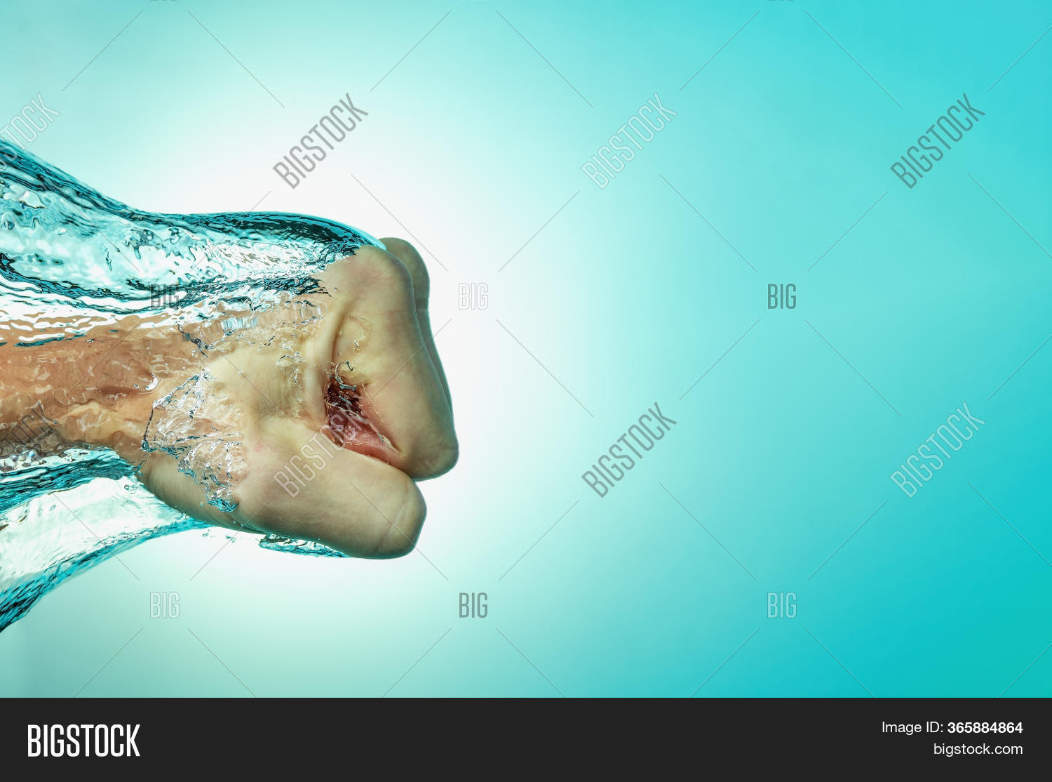Man Hit Water, Concept Image & Photo (Free Trial) | Bigstock