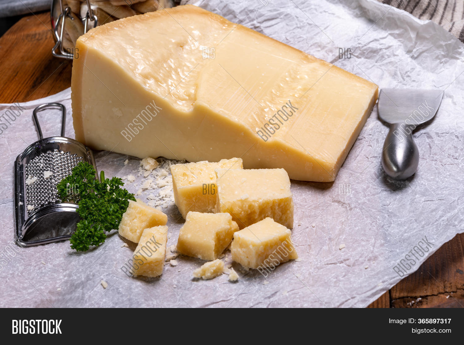 Big Wedge Parmigiano- Image & Photo (Free Trial) | Bigstock