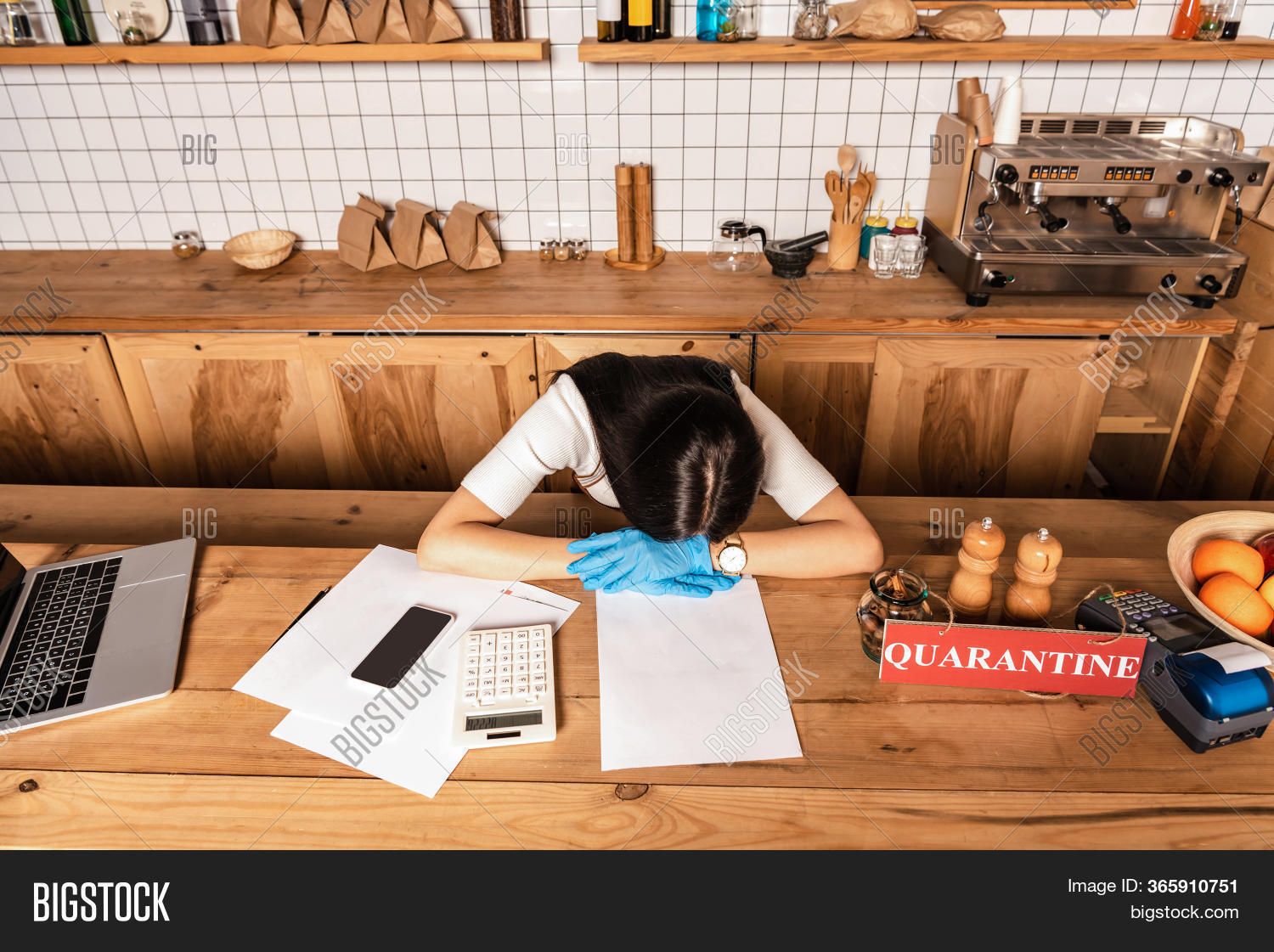 High Angle View Cafe Image & Photo (Free Trial) | Bigstock