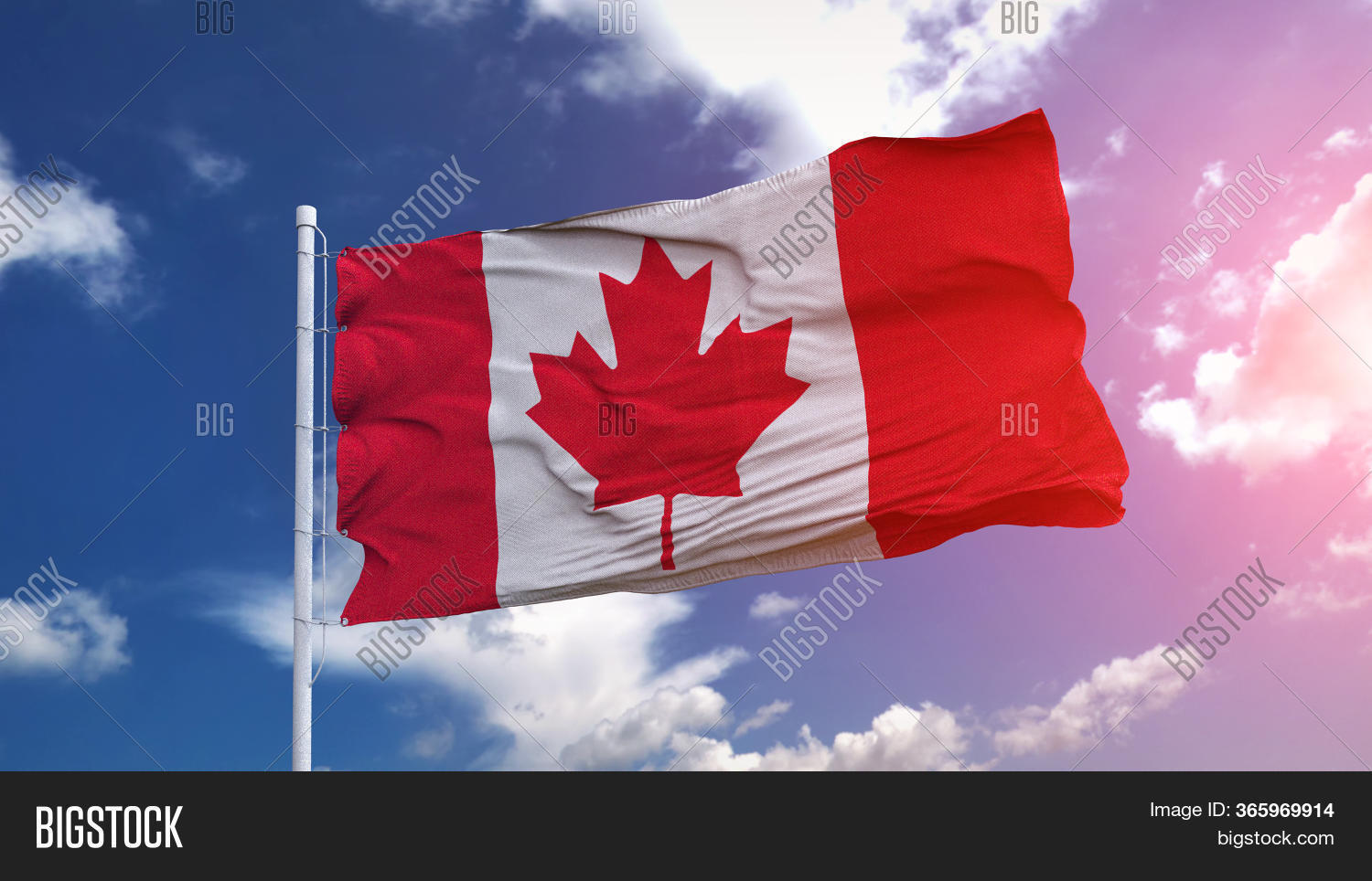 Canadian National Flag Image & Photo (Free Trial) | Bigstock