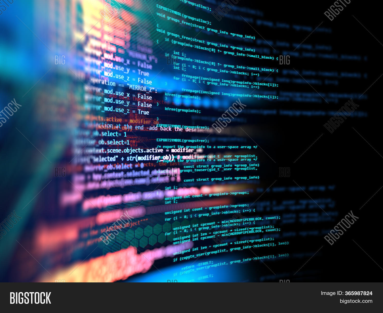 Programming Code Image & Photo (Free Trial) | Bigstock