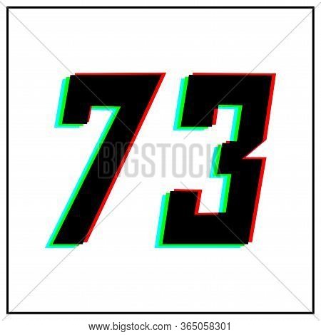 Number 73, Vector Vector & Photo (Free Trial) | Bigstock