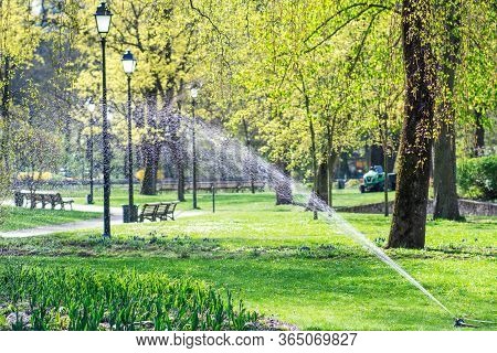 Garden Park Watering Image & Photo (Free Trial) | Bigstock