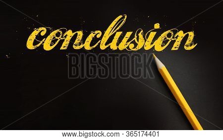 Conclusion Word Image & Photo (Free Trial) | Bigstock