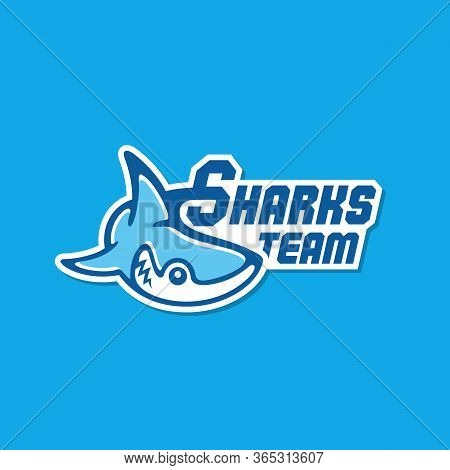 Shark Mascot Logo Vector & Photo (Free Trial) | Bigstock