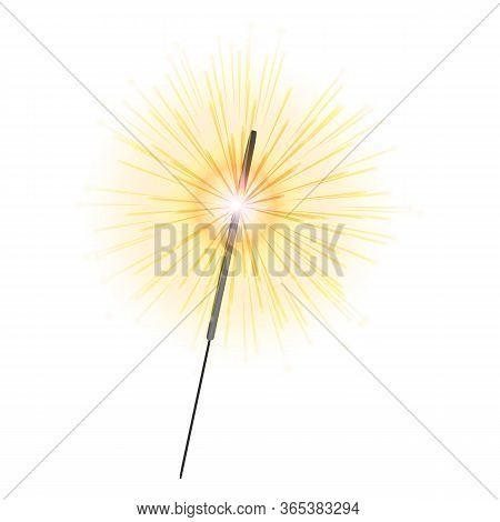 Sparkler Icon. Vector & Photo (Free Trial) | Bigstock