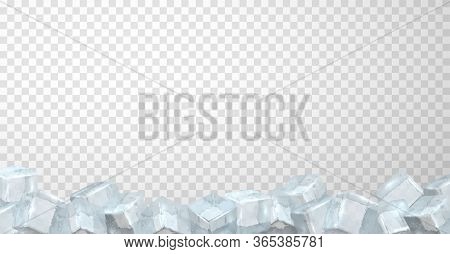 Border Ice Cubes On Vector & Photo (Free Trial) | Bigstock