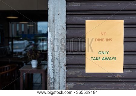 No Dine , Only Take Image & Photo (Free Trial) | Bigstock