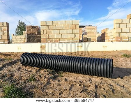 Black Corrugated Pipe Image & Photo (Free Trial) | Bigstock