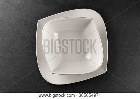 White Plate Above Food Image & Photo (Free Trial) | Bigstock
