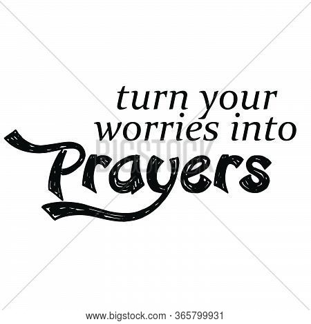 Turn Your Worries Vector & Photo (Free Trial) | Bigstock