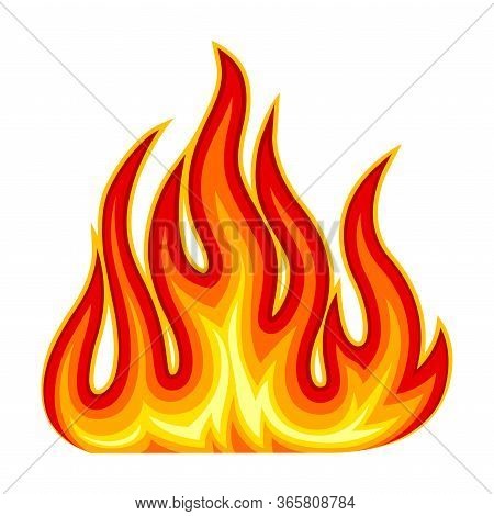 Bright Fire Blaze Vector & Photo (Free Trial) | Bigstock