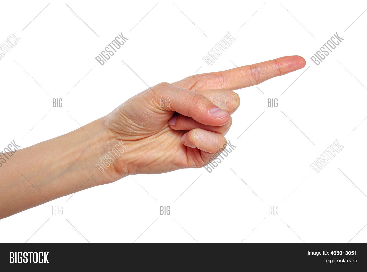 Female Hand Points Image & Photo (Free Trial) | Bigstock