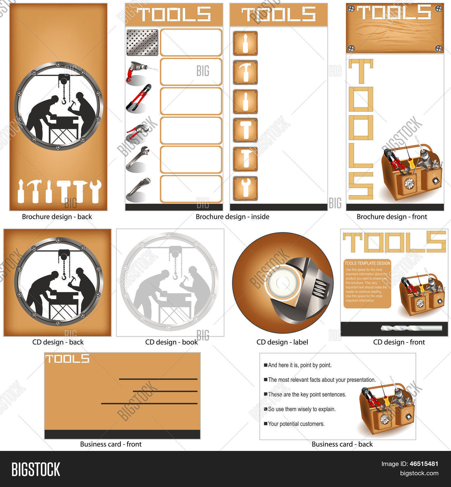 Tools Template Design Vector & Photo (Free Trial) | Bigstock