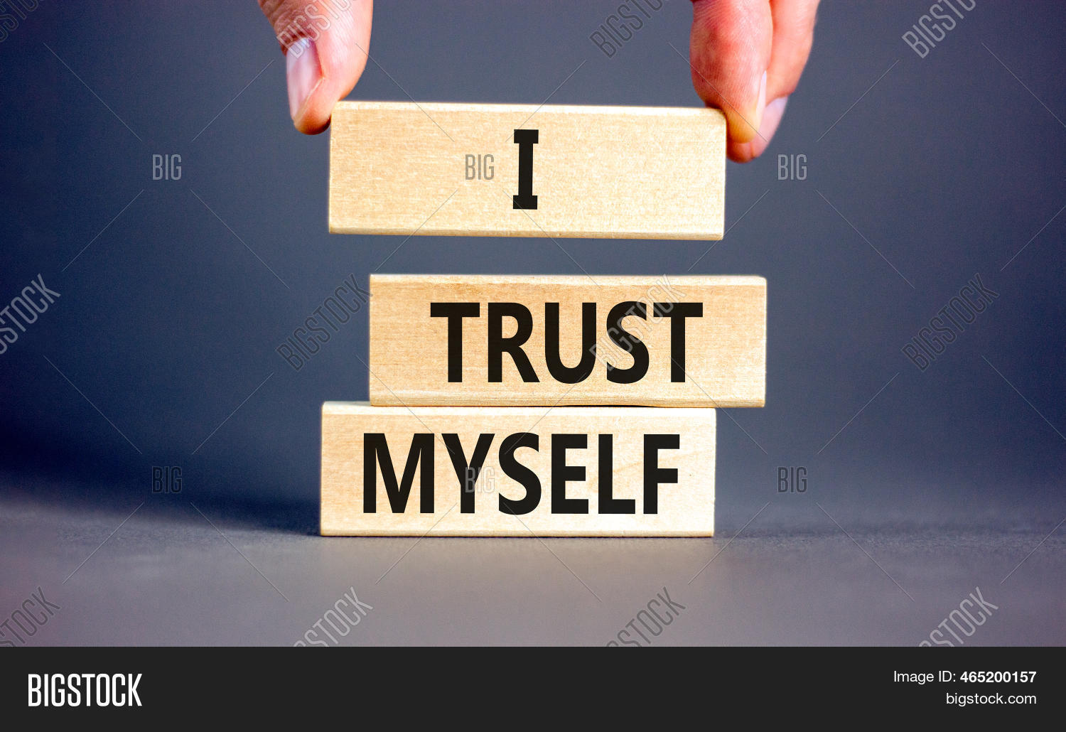 Trust Myself Symbol. Image & Photo (Free Trial) | Bigstock