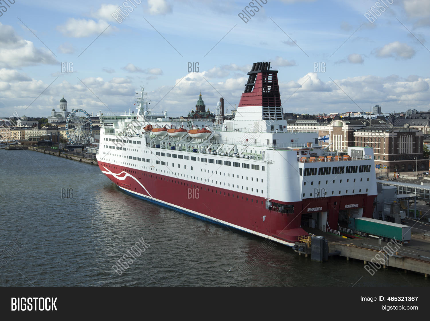 Aerial View Ferry Ship Image & Photo (Free Trial) | Bigstock
