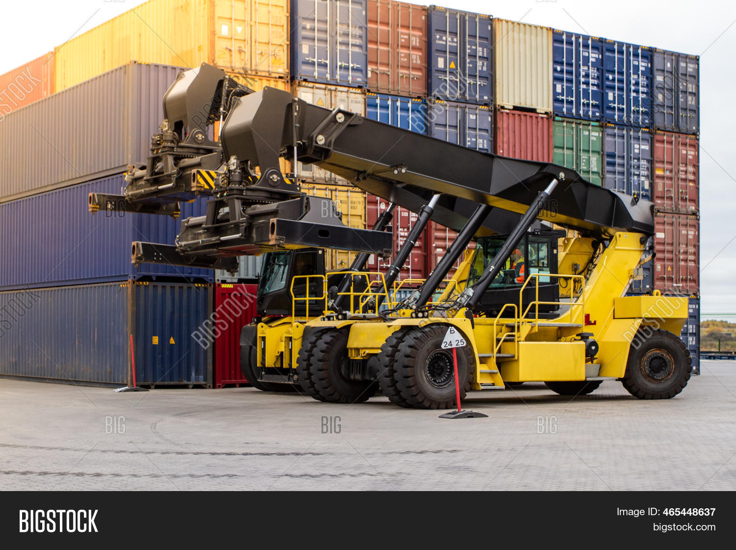 Container Handlers. Image & Photo (Free Trial) | Bigstock