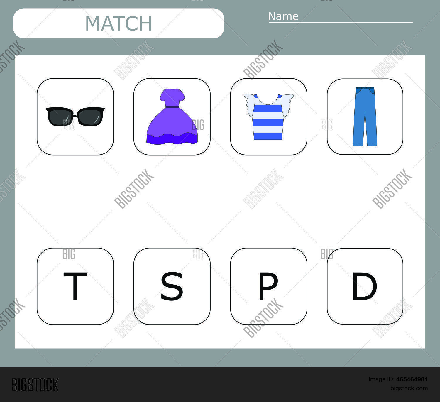 Find First Letter Vector & Photo (Free Trial) | Bigstock