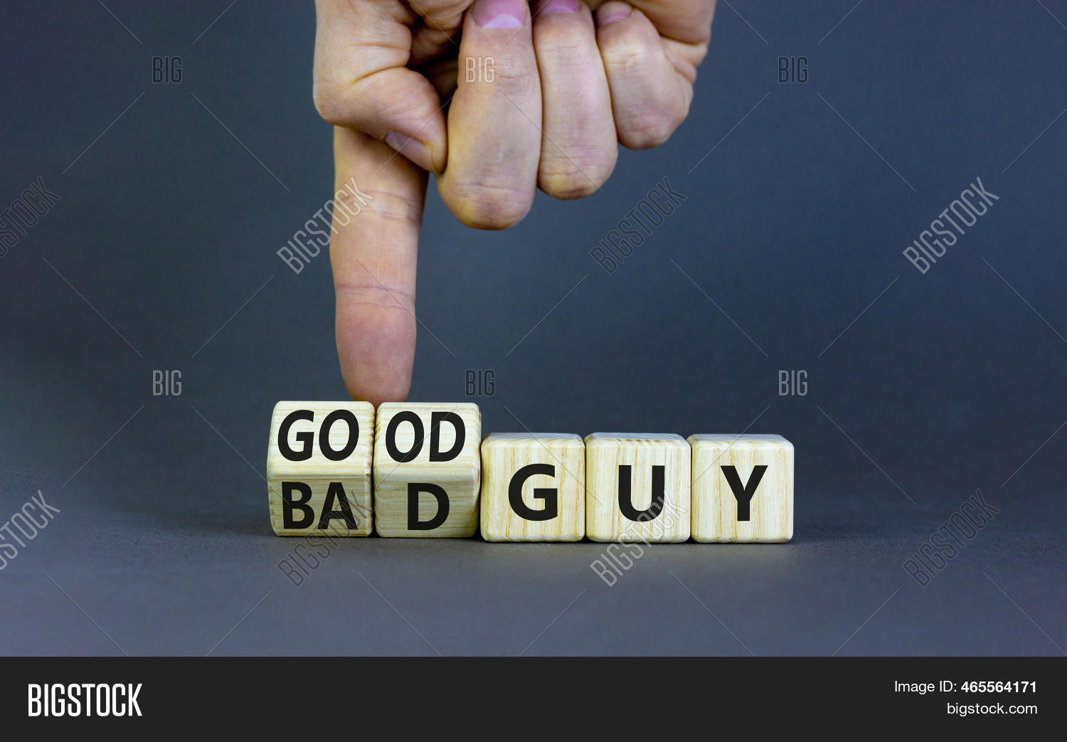 Good Bad Guy Symbol. Image & Photo (Free Trial) | Bigstock