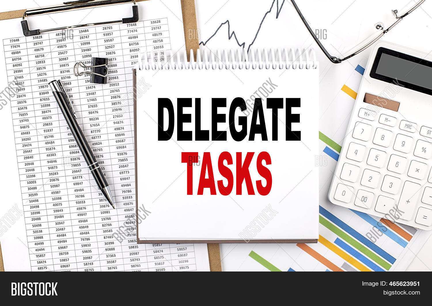 Delegate Tasks Text On Image & Photo (Free Trial) | Bigstock