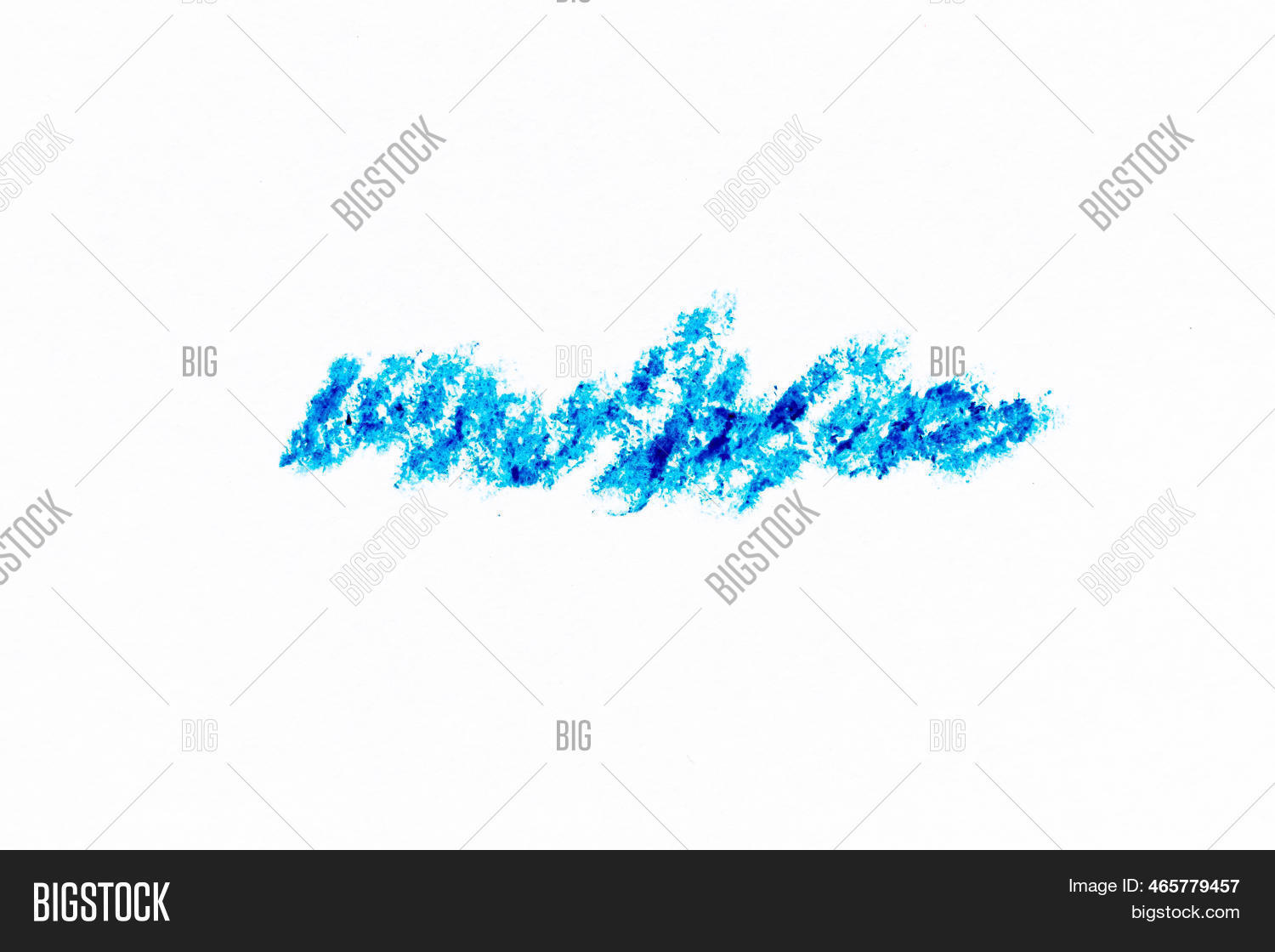 Blue Color Crayon Hand Image & Photo (Free Trial) | Bigstock