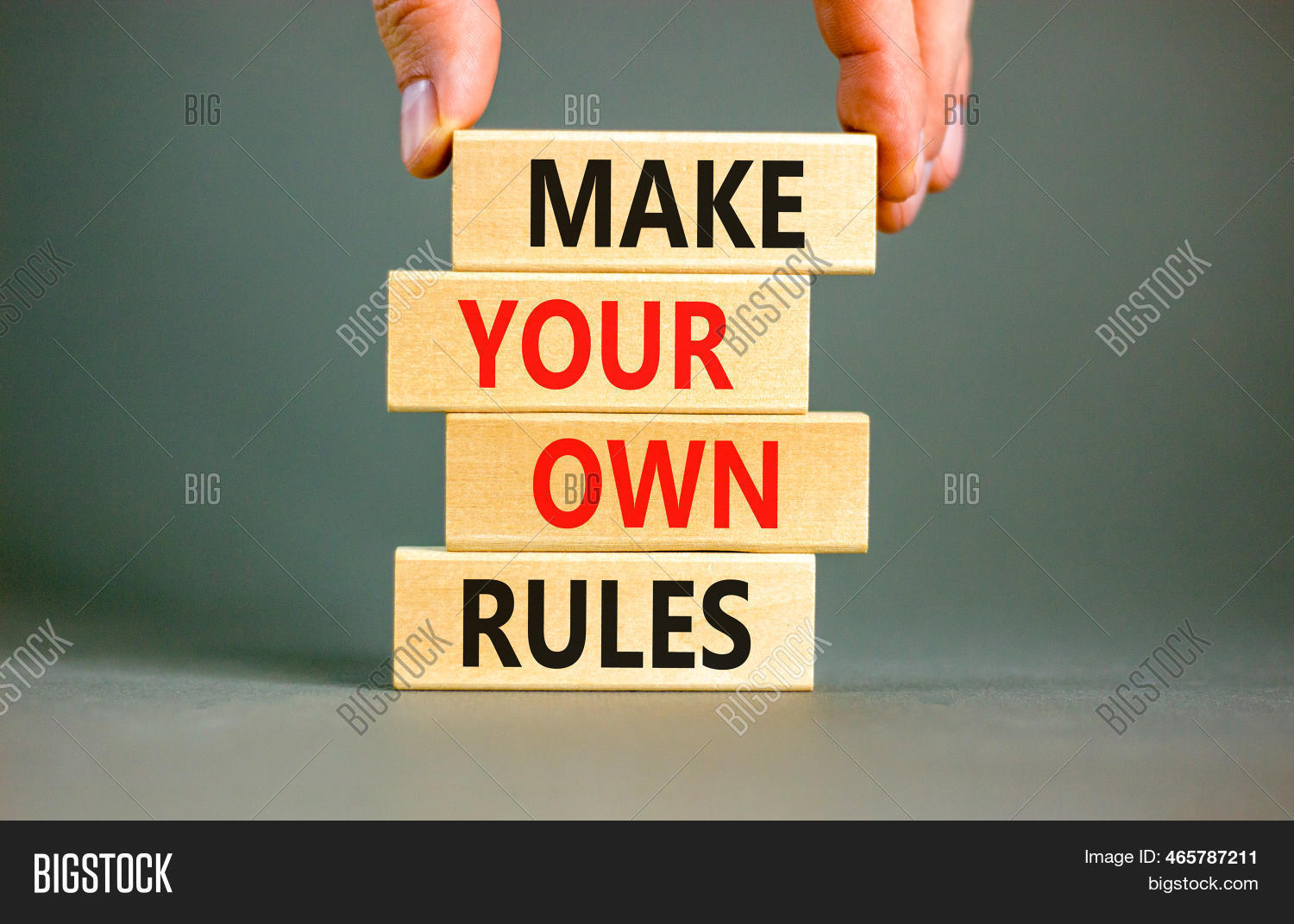 Make Your Own Rules Image & Photo (Free Trial) | Bigstock