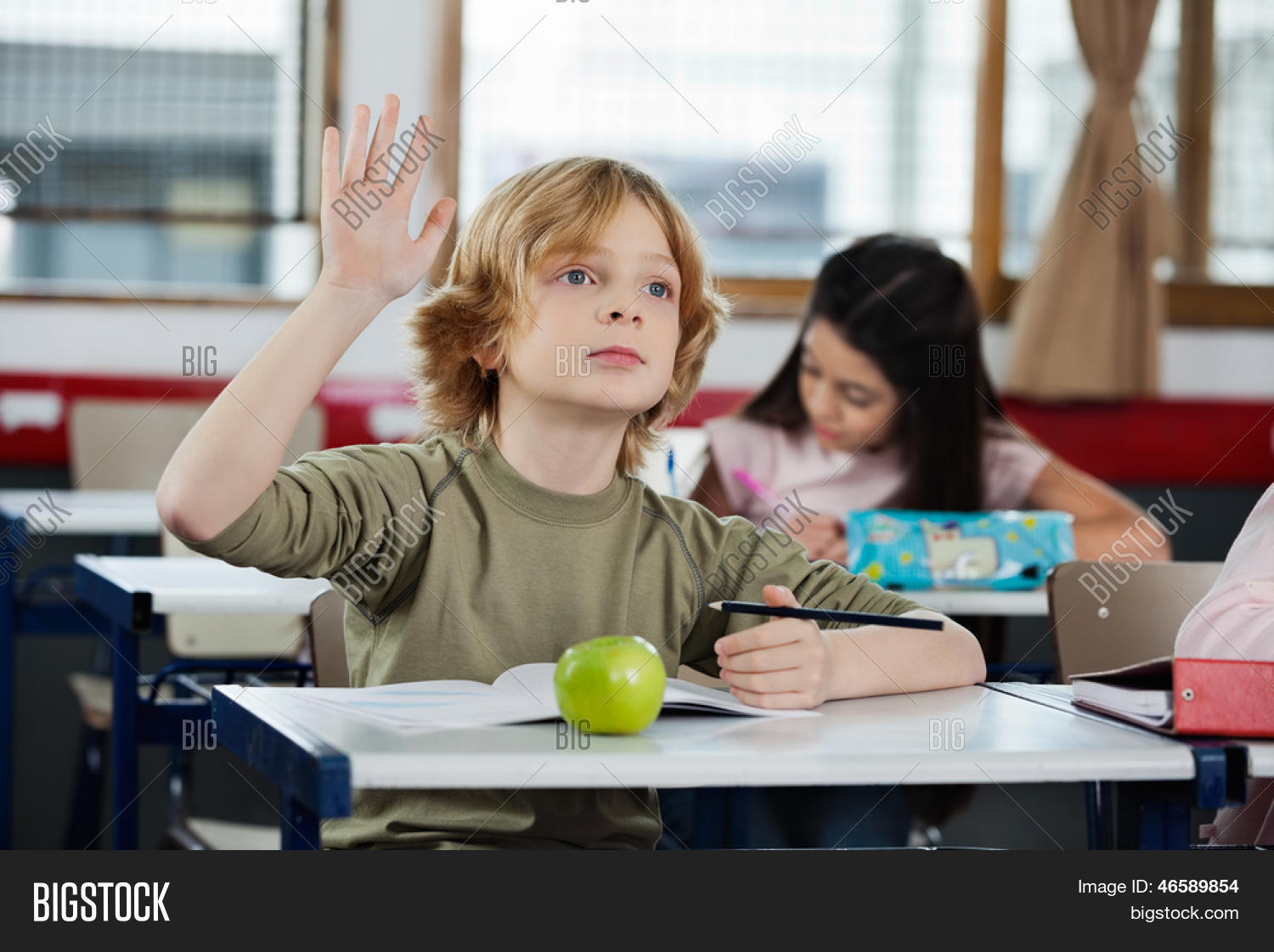 Cute Schoolboy Looking Image & Photo (Free Trial) | Bigstock