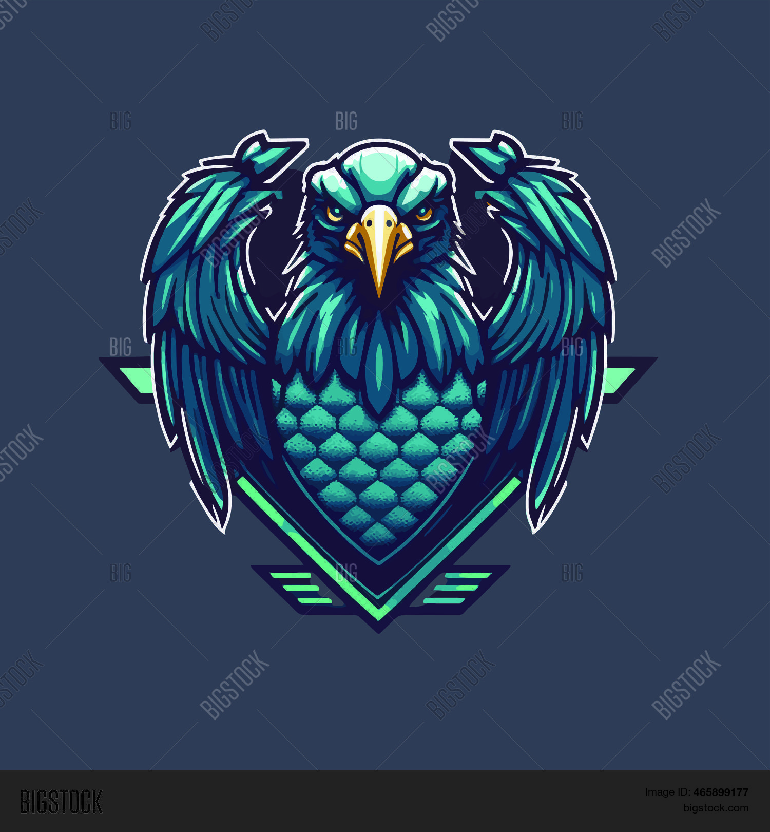 Eagle Head Shield Vector & Photo (Free Trial) | Bigstock