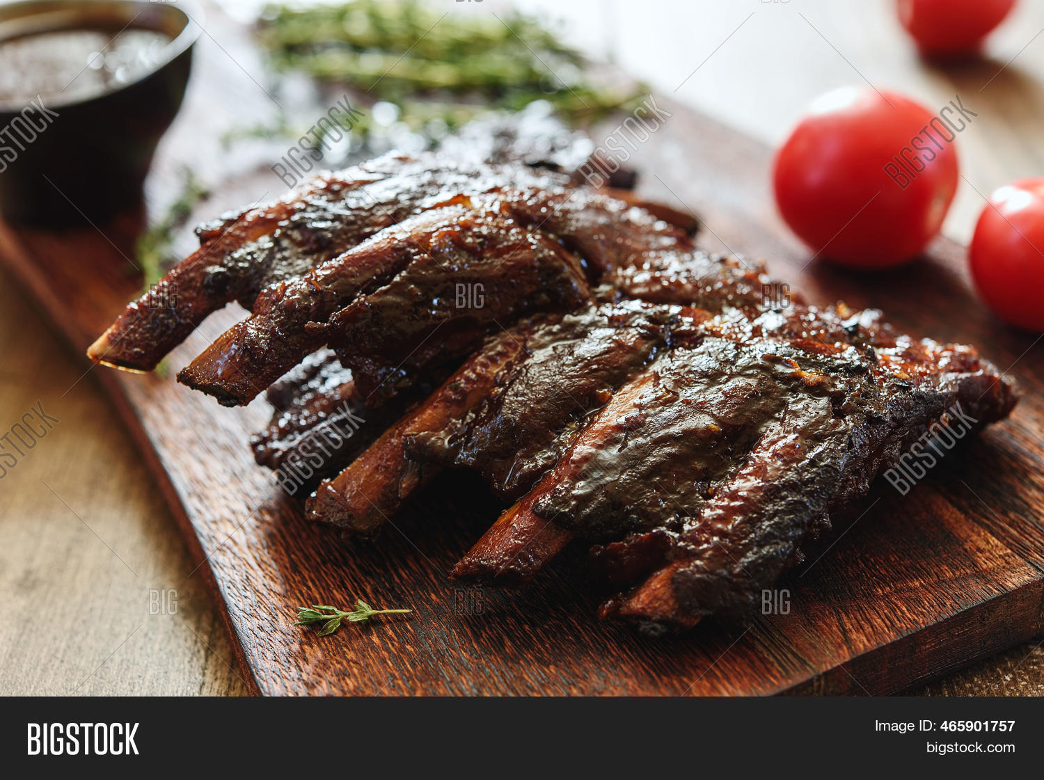 Bbq Grilled Pork Ribs Image & Photo (Free Trial) | Bigstock