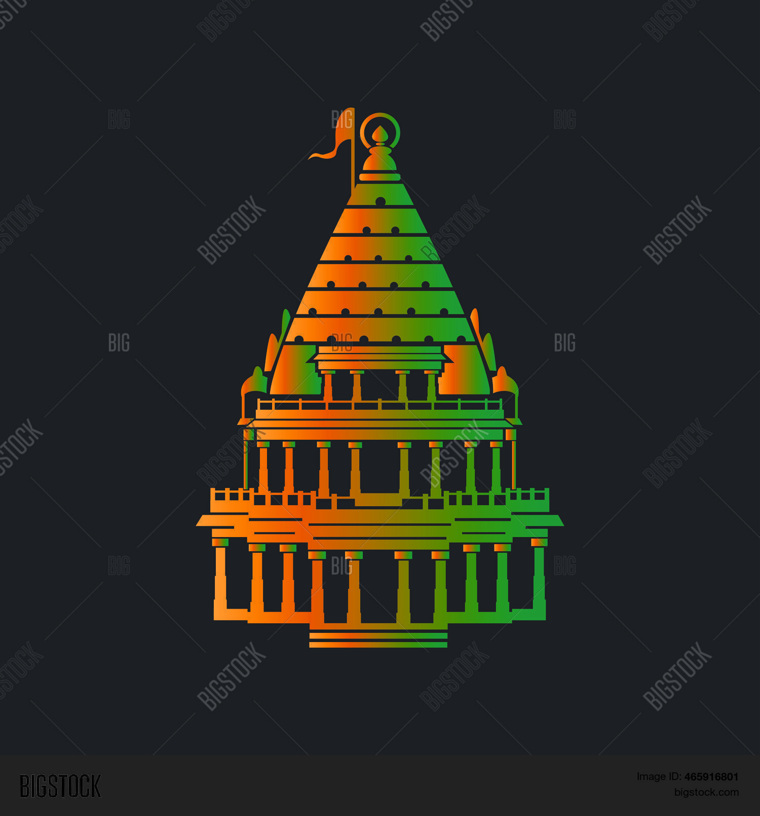 Mahakaleshwar Temple Vector & Photo (Free Trial) | Bigstock