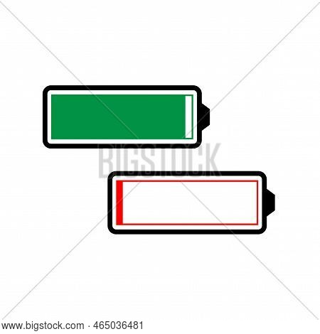 Green Battery Icon On Vector & Photo (Free Trial) | Bigstock
