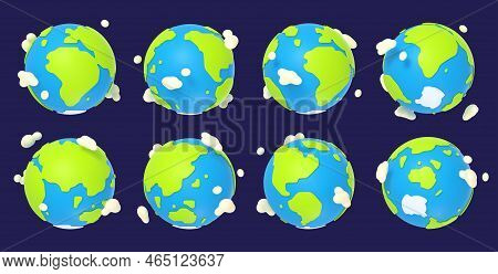 Earth Planet Cartoon Image & Photo (Free Trial) | Bigstock