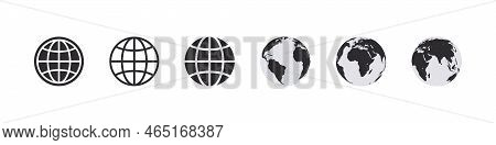 World Globe Icon. Vector & Photo (Free Trial) | Bigstock