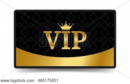 Vip Golden Card Gold Vector & Photo (Free Trial) | Bigstock