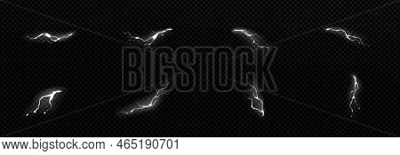 Set White Lightning Vector & Photo (Free Trial) | Bigstock