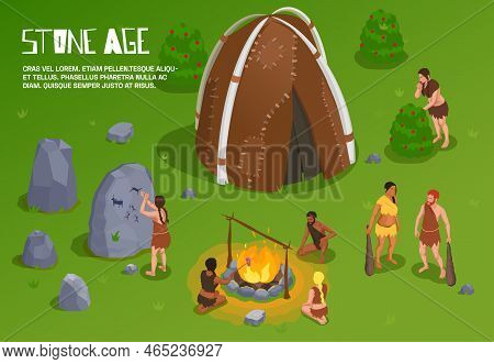 Caveman Prehistoric Vector & Photo (Free Trial) | Bigstock