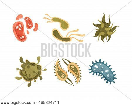 Bacteria Germs Vector & Photo (Free Trial) | Bigstock