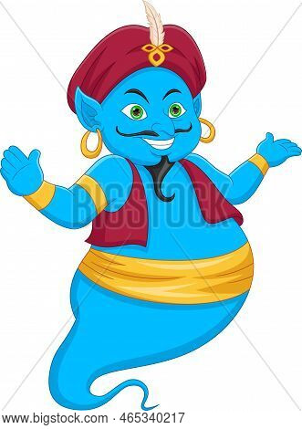 Cartoon Genie Aladdin Vector & Photo (Free Trial) | Bigstock