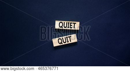 Quiet Quit Symbol. Image & Photo (Free Trial) | Bigstock