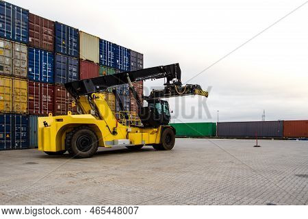 Container Handlers. Image & Photo (Free Trial) | Bigstock