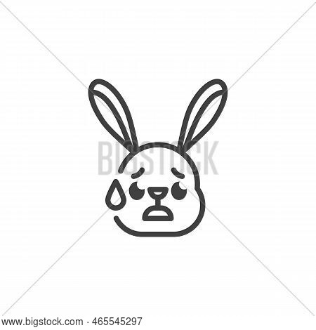 Rabbit Anxious Face Vector & Photo (Free Trial) | Bigstock